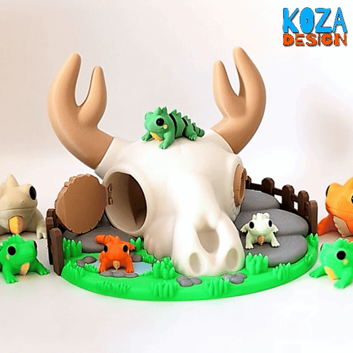 3D Printable IGUANA HOUSE by Koza Design